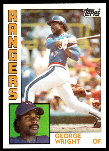 1984 Topps George Wright #688 Texas Rangers b1r1tC | eBay