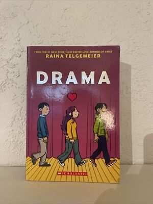 Drama Graphic Novel By Raina Telgemeier | eBay