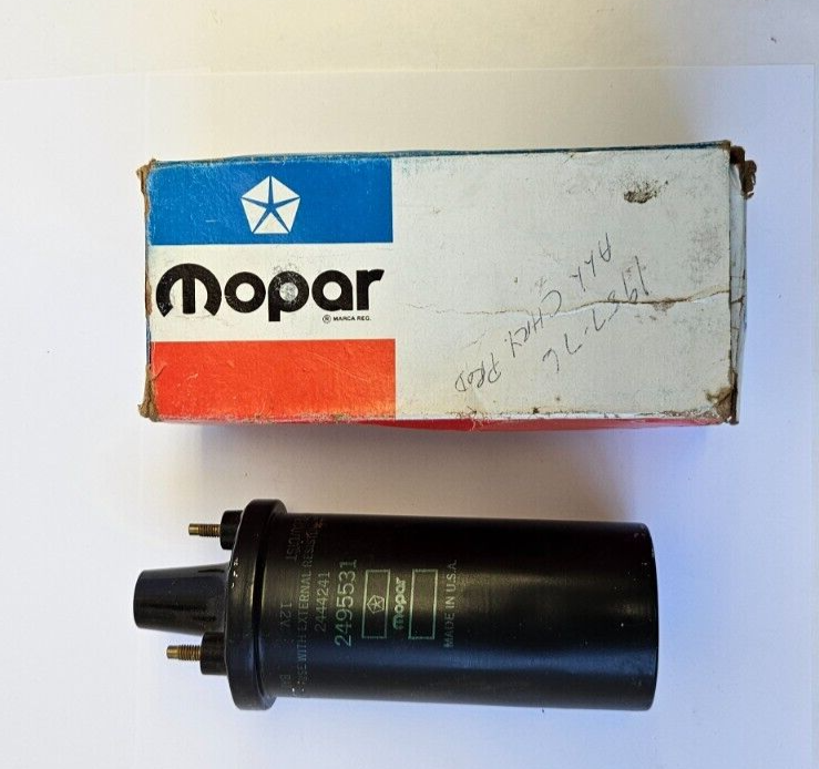 1955-1976 Plymouth Chrysler Dodge Ignition Coil 2495531 NOS | eBay