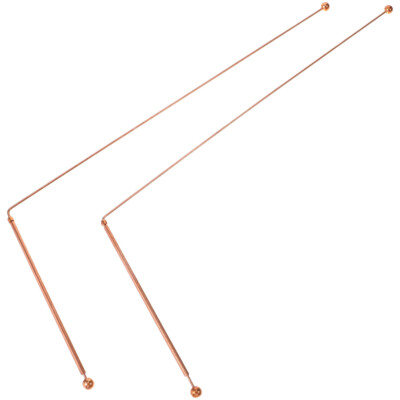 2Pcs Reusable Safe Portable Dowsing Rods Spiritual Home Divining Tool ...