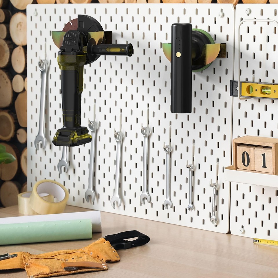 4PCS Angle Grinder Holder Wall Mount, Heavy Duty Solid Steel Angle Grinder Ha... | eBay