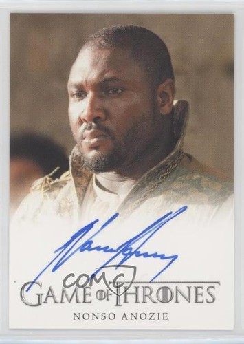 2013 Game of Thrones Season 2 Full-Bleed Nonso Anozie Xaro Xhoan Daxos Auto r9o | eBay