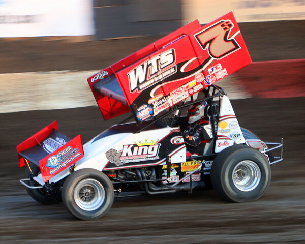 JASON SIDES #7S WTS / KING SPRINT CAR RACING ON TRACK 8X10 GLOSSY PHOTO ...