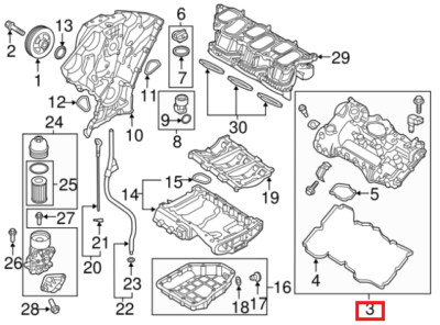 HYUNDAI SANTA FE TM/RHD COVER ASSY-ROCKER,RH 2018 GENUINE HYUNDAI ...