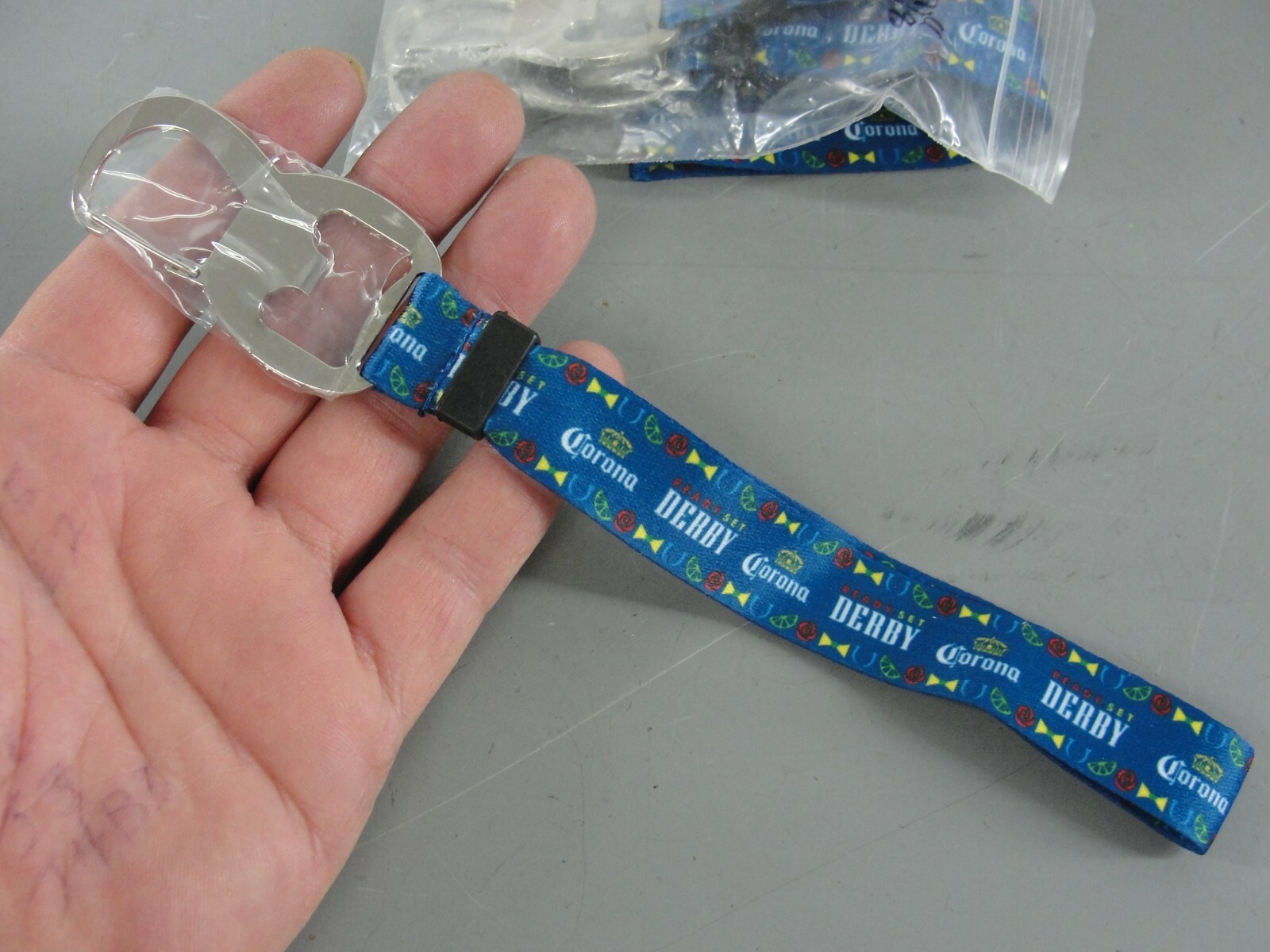 CORONA BEER WRIST STRAP KEYRING BOTTLE OPENER 👑 READY SET DERBY LANYARD ...