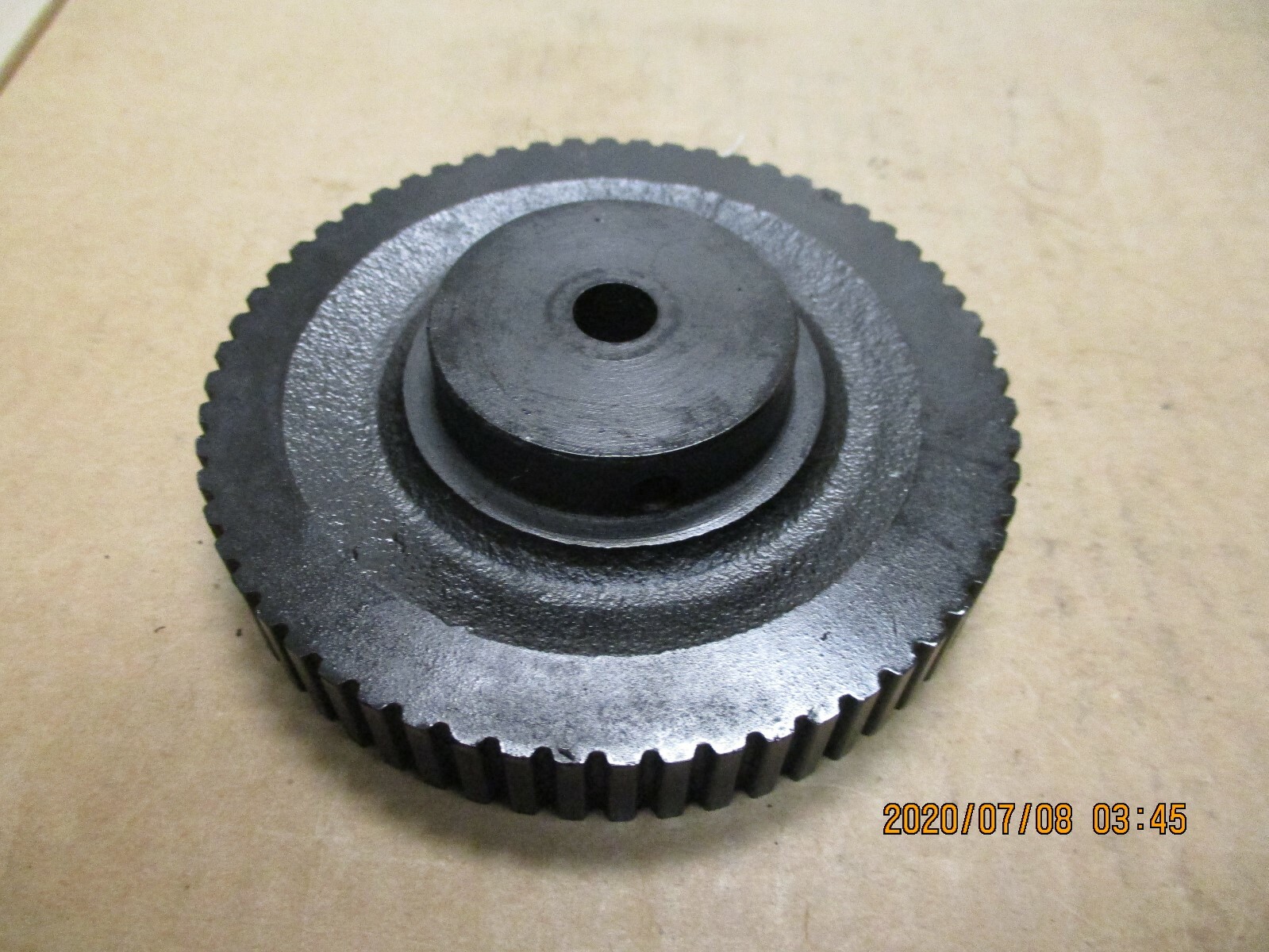 NEW 60XL037 X 3/8" BORE, TIMING PULLEY, STEEL, 2 SET SCREWS. | eBay