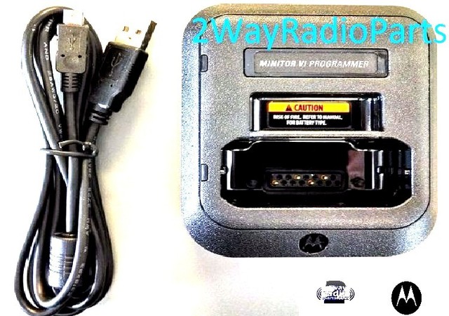 Motorola Minitor VI Programming Kit Cradle Cable RLN6527A for sale ...