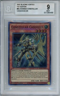 Yu-Gi-Oh! - Constellar Caduceus - BLVO-EN022- Super Rare - 1st Ed - BGS ...