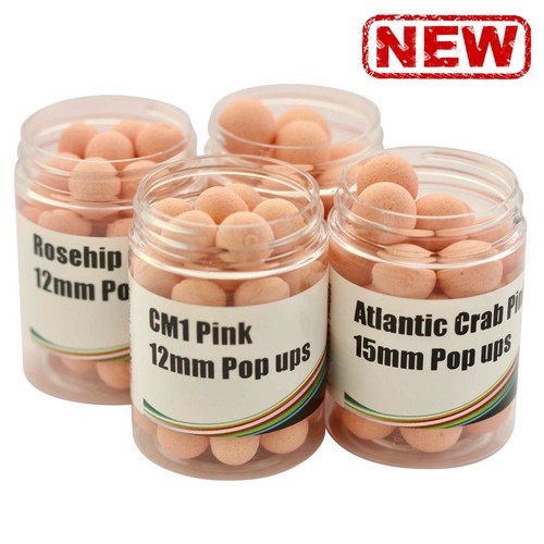 Mistral Baits Pop Up Boilies Washed Out Pink Carp Coarse Fishing 12mm ...