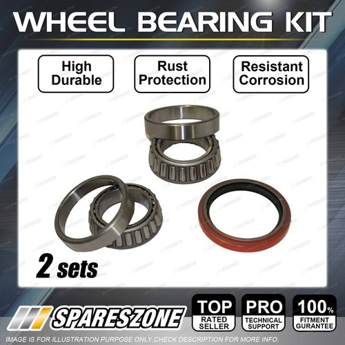 2 Front Wheel Bearing Kit for Toyota Hilux LN 107 111 167 172 RN110 ...