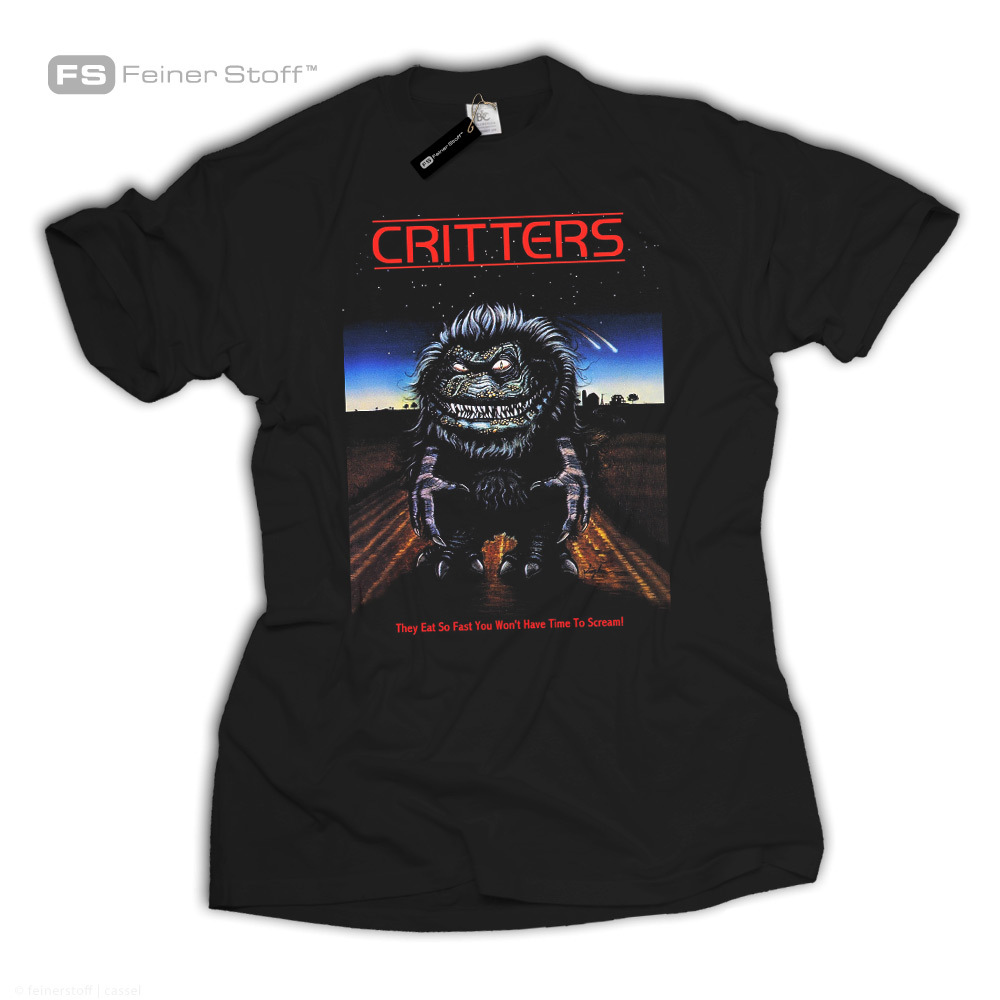 Critters Fan T-Shirt Fun Horror Kult Retro Movie Gremlins Zombie 80s ...