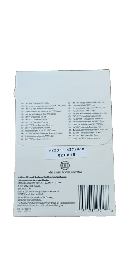 3M 16417 PPS Color Match Film / White 51131164178| eBay