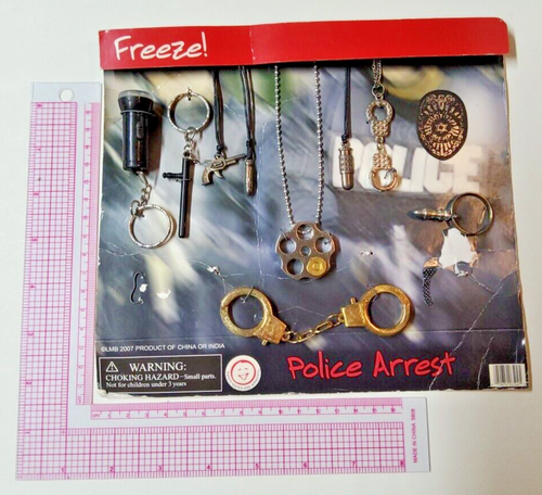 Vintage Vending Display Board Freeze! Police Arrest 0295 | eBay