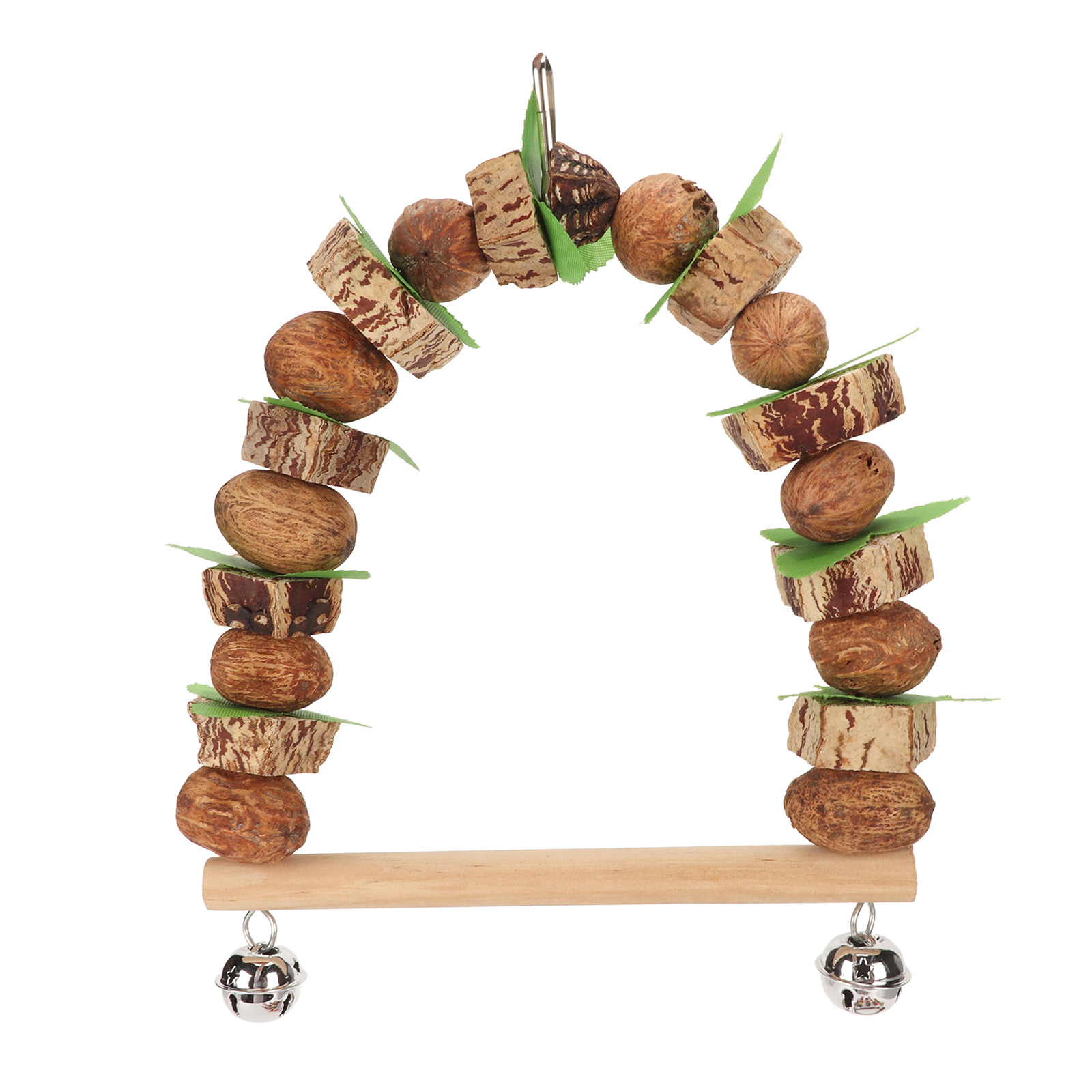 Chewing And Climbing Toys Wood Block Nuts Rattan Corn Cobs Cotton Rop ...