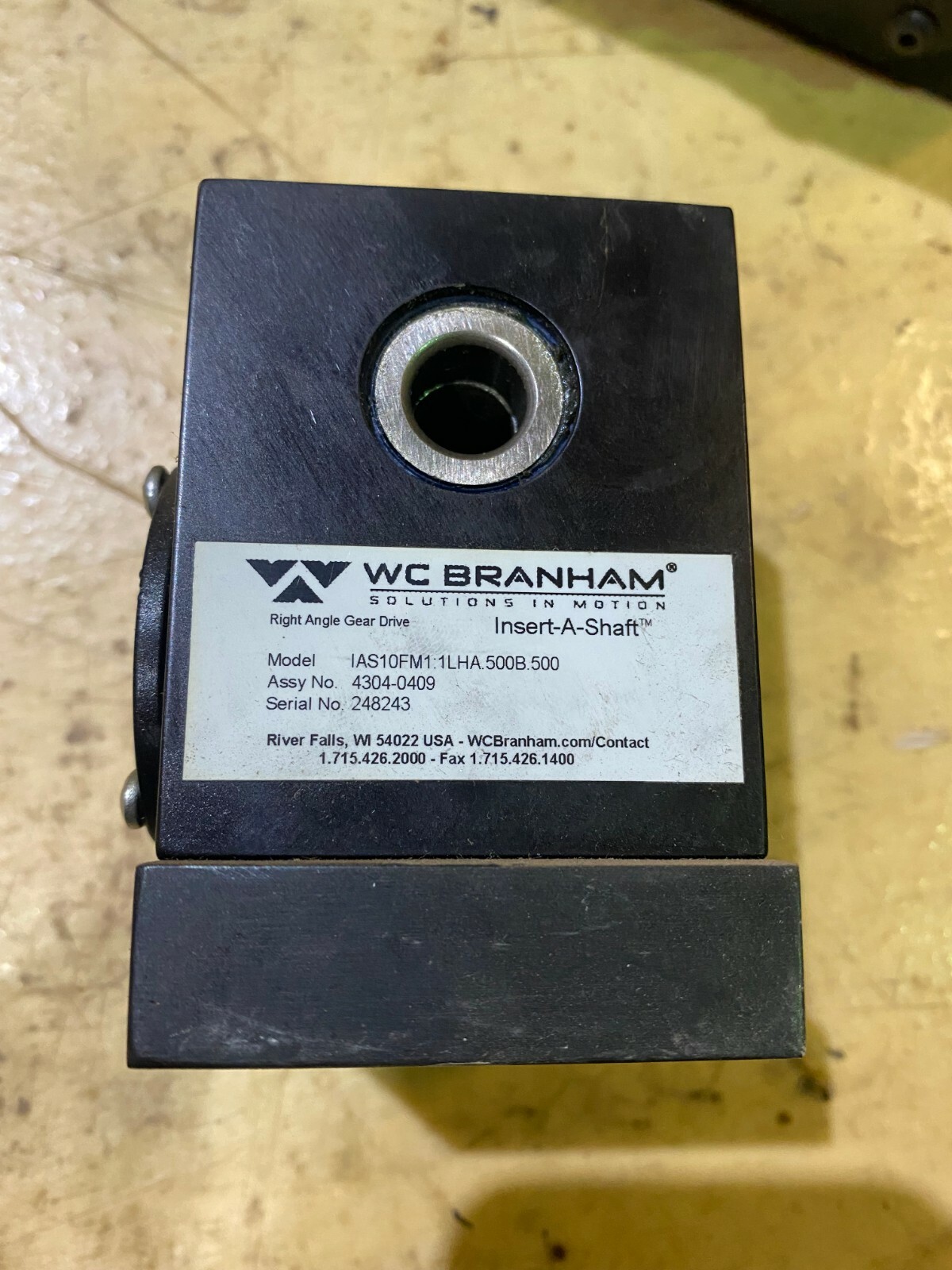 IAS10FM1:1RHA.500B500 Right Angle Gearbox 1:1 | eBay