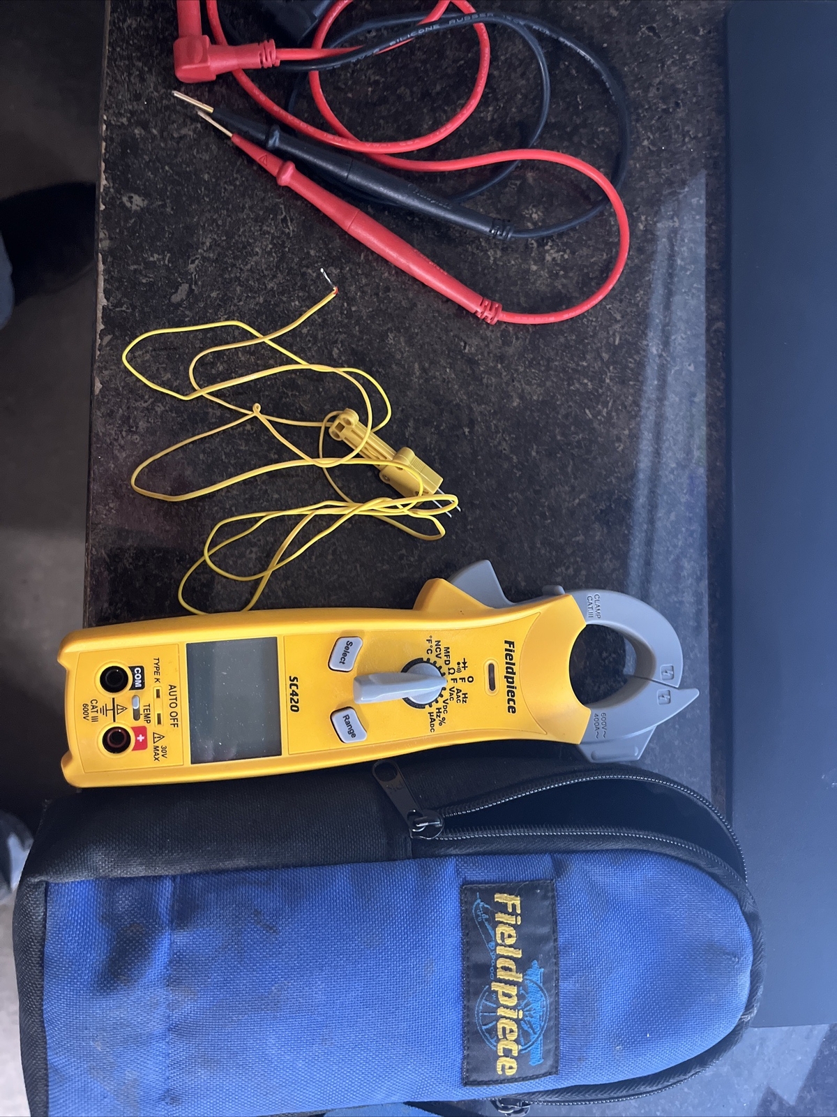 Fieldpiece SC420 Digital Clamp Multimeter With Leads And Pouch | eBay