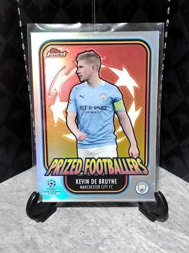 2021 Topps Finest Kevin De Bruyne Prized Footballers Man City Uefa ...