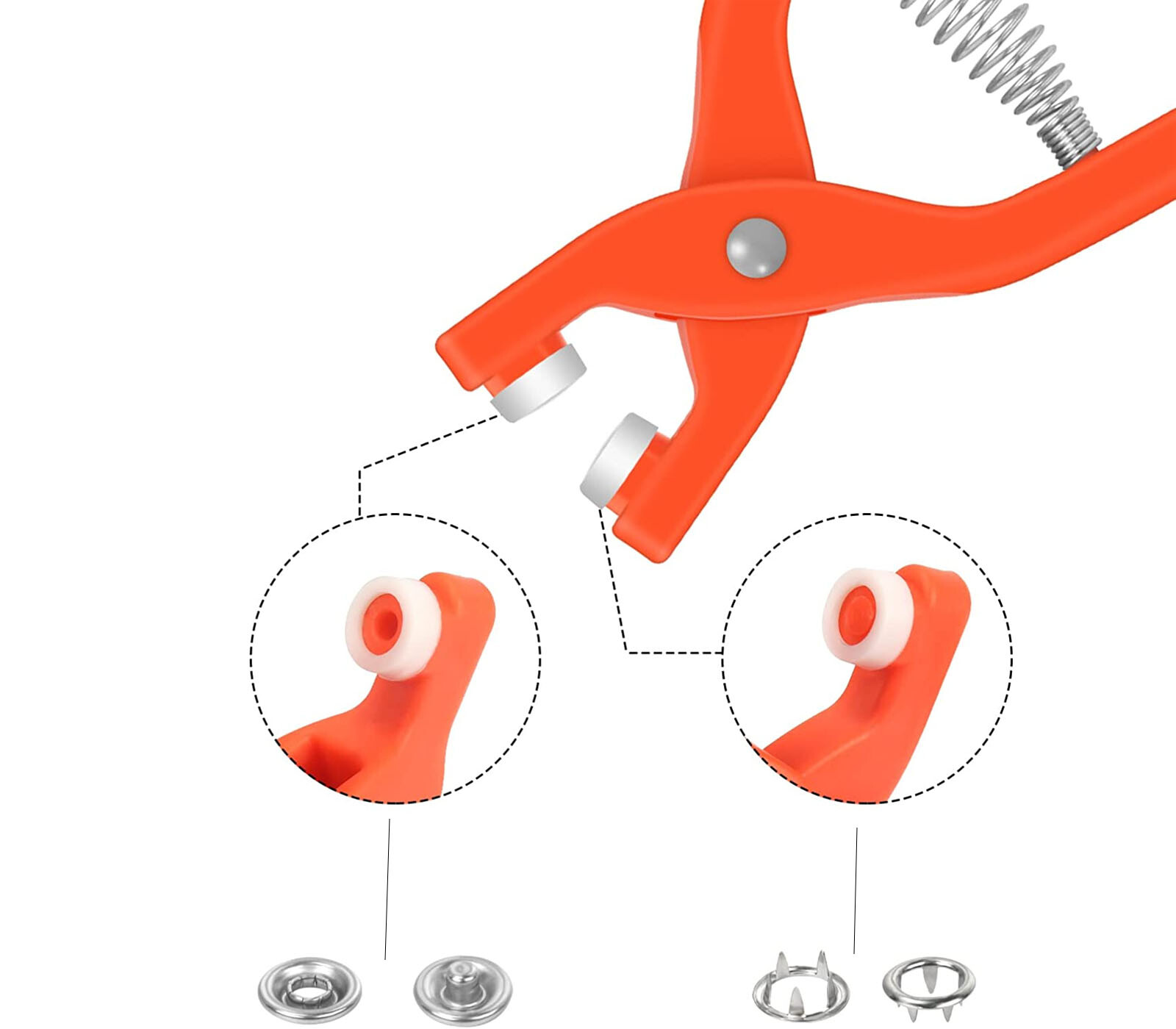 Kit Pinza A Pressione Per Bottoni Automatici A Scatto Pinza Occhielli ...