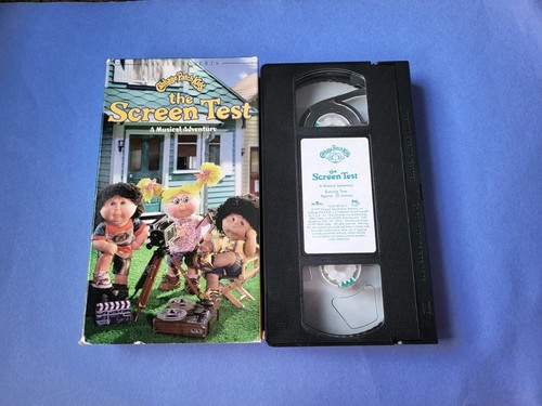TESTED! Cabbage Patch Kids The Screen Test VHS 1997 Vintage CPK Doll ...