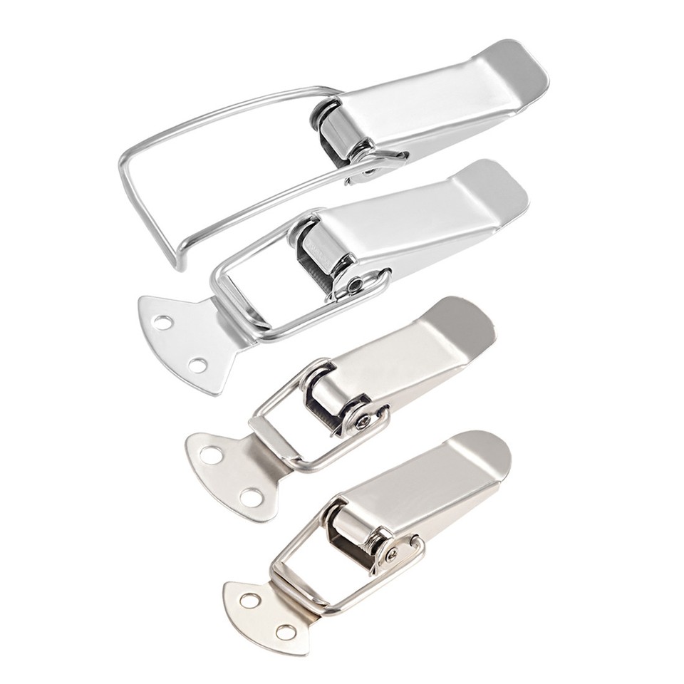 304 Stainless Steel Spring Loaded Toggle Case Box Latch Catches Clamp ...