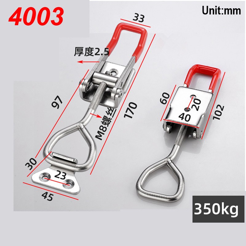 Adjustable Toggle Clamp Latch Smoker Latch Clamps Heavy Duty Toggle ...