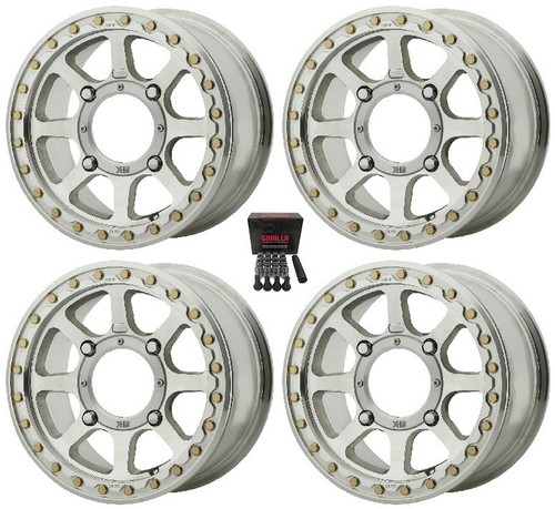 KMC Addict 2 Beadlock Wheels/Rims (+38mm) Mach 14" Can-Am Commander ...