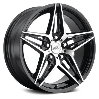 MACH Performance MP56 Wheel 18x8 (42, 5x100, 72.56) Black Single Rim | eBay
