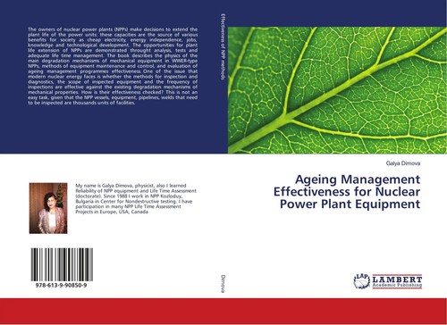 Galya Dimova | Ageing Management Effectiveness for Nuclear Power Plant Equipment 6139908507 ...