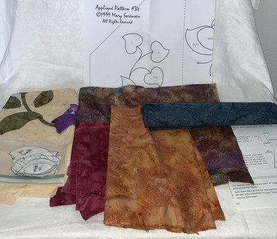 Butterfly Fancy Mary Sorensen #34 Quilted Wall Hanging Pattern & Batik ...