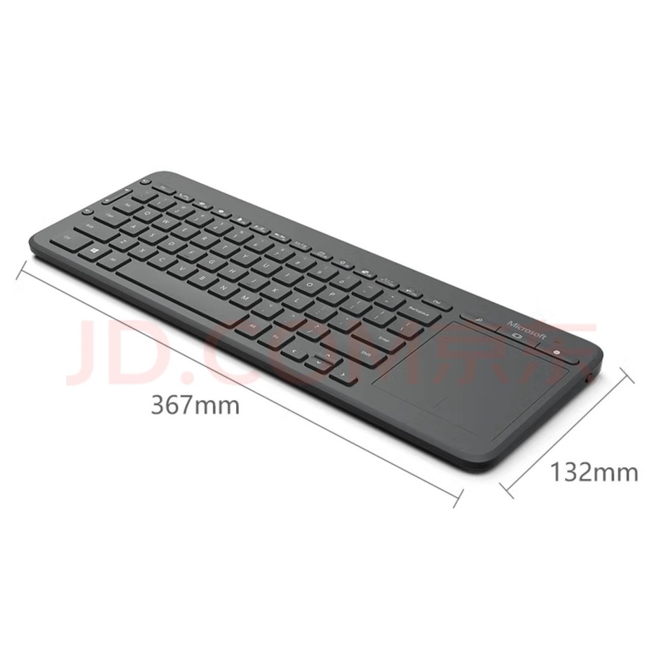 OEM Microsoft All-in-One Wireless Multimedia Keyboard 2.4G Multi-touch ...