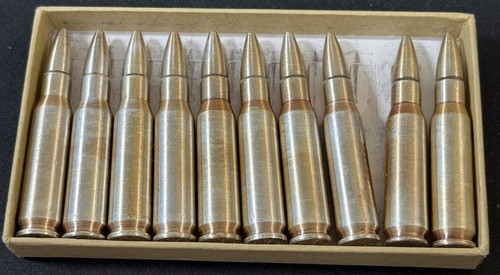 (10) 2 Oz .999 Fine Silver Northwest TM 7.62X55MM NATO Rifle Cartridge ...