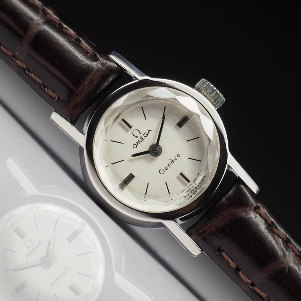 Omega Geneve Manual Winding Cut Glass | eBay UK