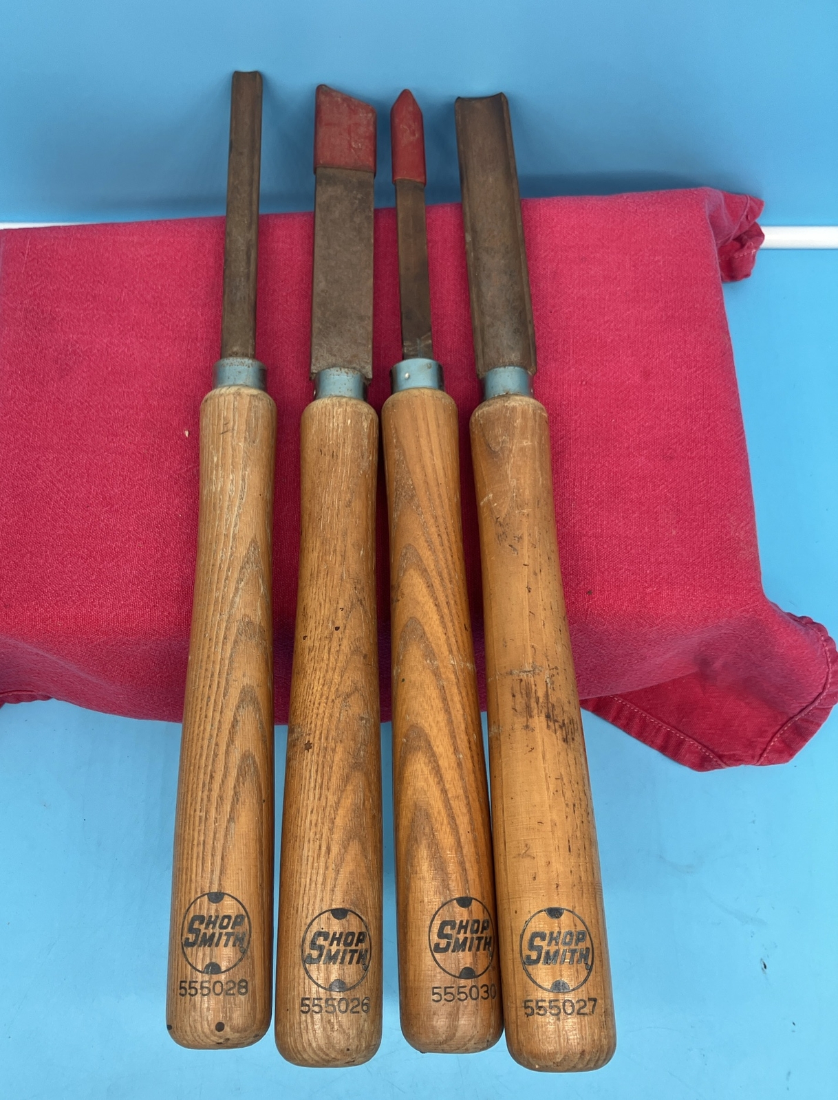 Vintage Shopsmith Wood Turning Lathe Chisels Set Tools Woodworking Lot ...