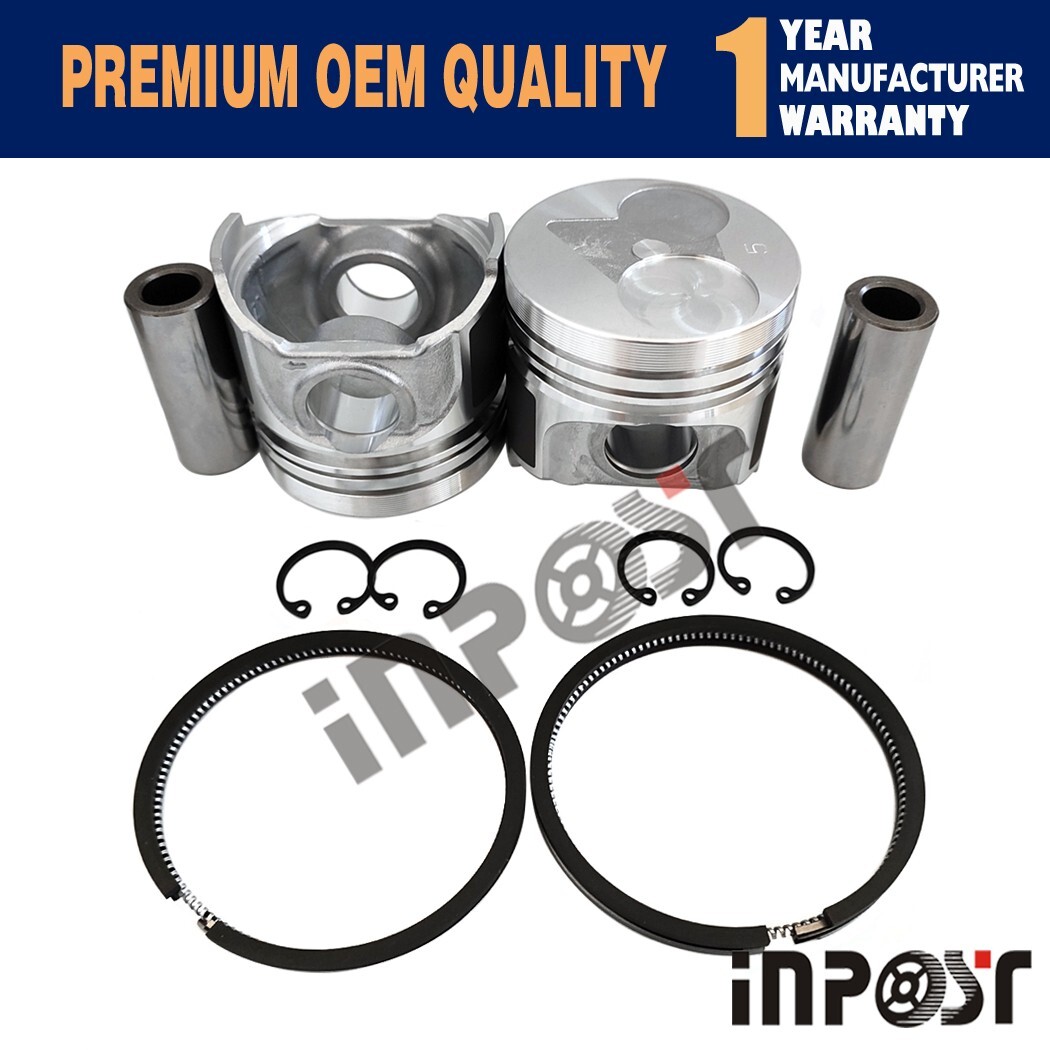 New Piston & Piston Ring STD 15821-21110 for Kubota Z402 Engine 64mm | eBay