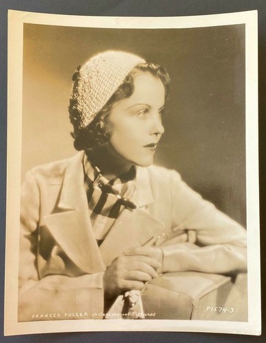 FRANCES FULLER in STYLISH PROFILE PORTRAIT ORIGINAL VINTAGE STUNNING ...