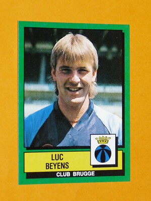 #104 LUC BEYENS CLUB BRUGGE PANINI FOOTBALL 89 1988-1989 BELGIQUE | eBay