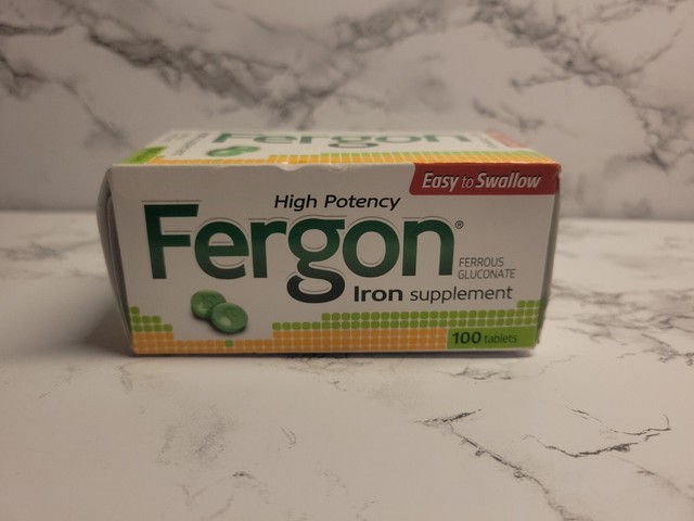 Fergon High Potency Iron Supplements 2 Bottles 100 Tablets Each (200 ...