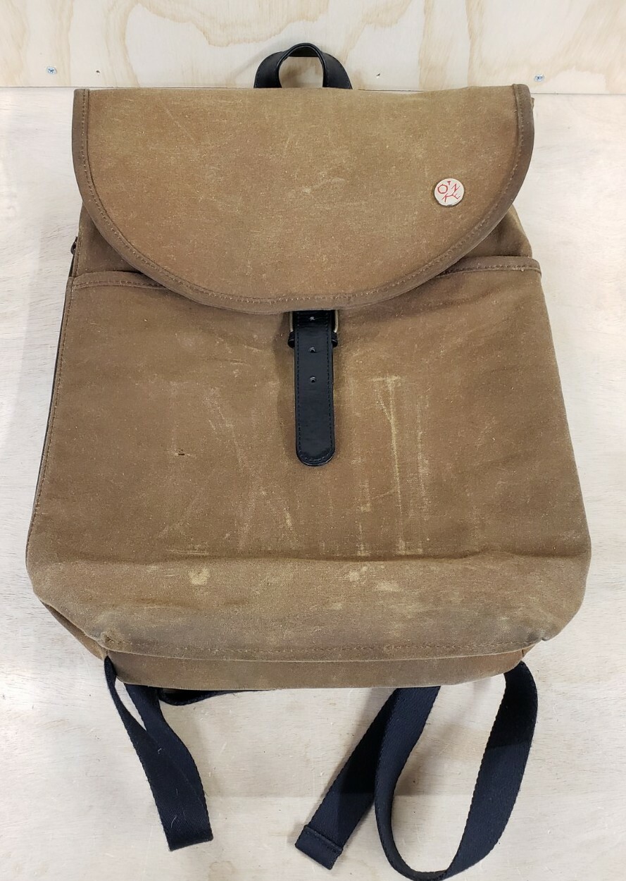 Token Bergen Waxed Backpack Medium Field Tan TK-290 W… - Gem