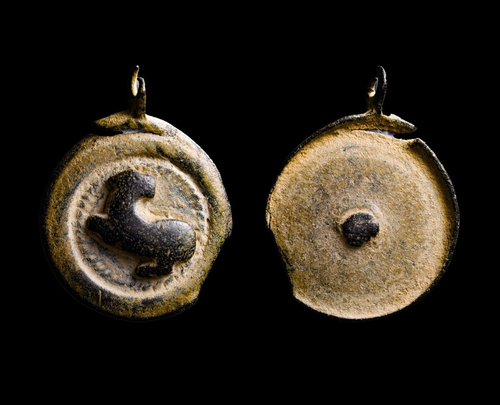 Certified Authentic Ancient Roman Relic Pendant WEARABLE of a Lion or a ...
