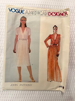 Vogue American Designer - 2522 - Misses’ Dress - Size 8 | eBay