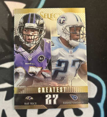 2013 Select Football #7 Ray Rice & Eddie George GREATEST 27 Insert | eBay