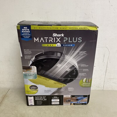Shark Matrix Plus Ultra Mop 2-in-1 Robot Vacuum Matrix Clean HEPA ...