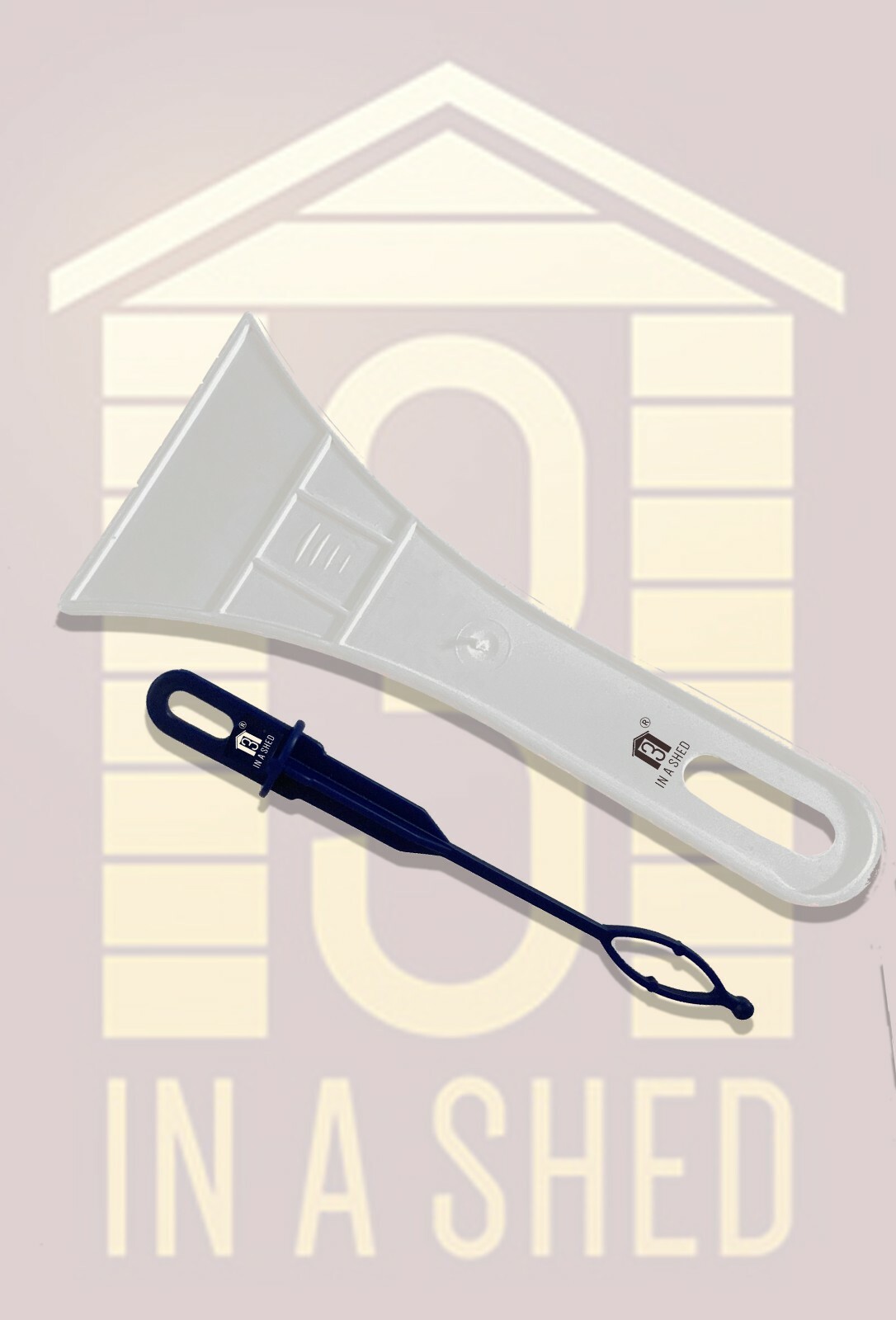 Universal White & Blue Fridge Freezer Defrost Scraper & Drain Hole Tool ...