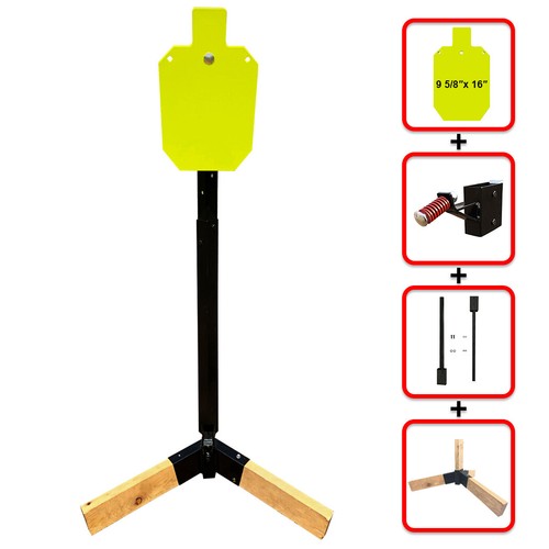 AR500 Steel Target Stand System 10"x16" Torso+2x4 Mount Kit, Height ...