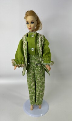 Vintage 1960's MATTEL Barbie Bendable LEG Barbie Doll ORIGINAL Green ...