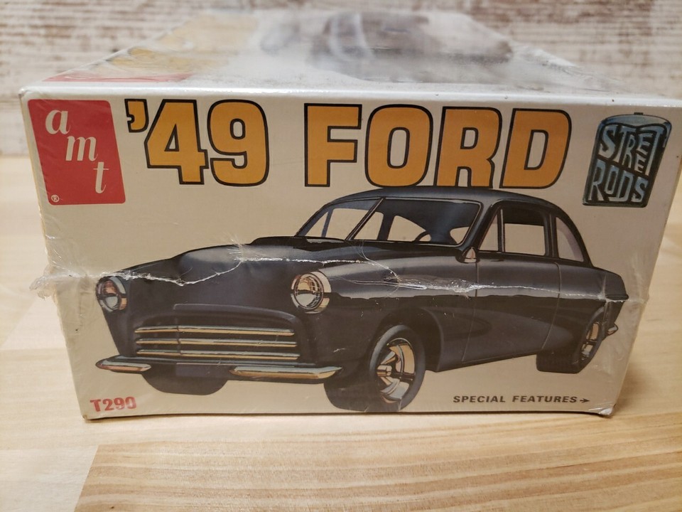 SEALED AMT-T290 Vintage Street Rods '49 Ford Custom Coupe FREE SHIPPING ...