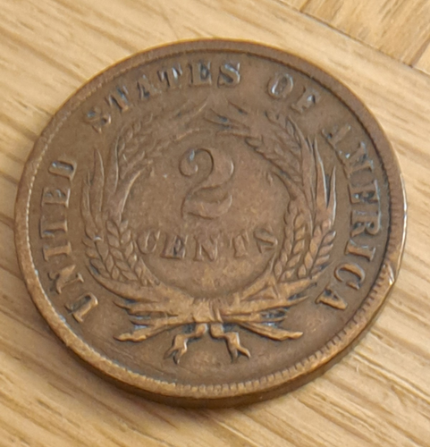1868 two cent copper coin in Almost Fine condition | eBay
