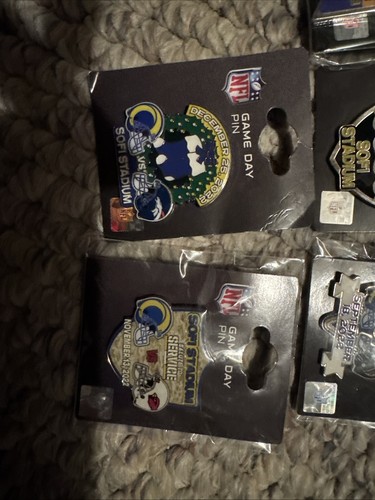 Los Angeles Rams Gameday Pin Lot 6 Pins Sofi Stadium | eBay