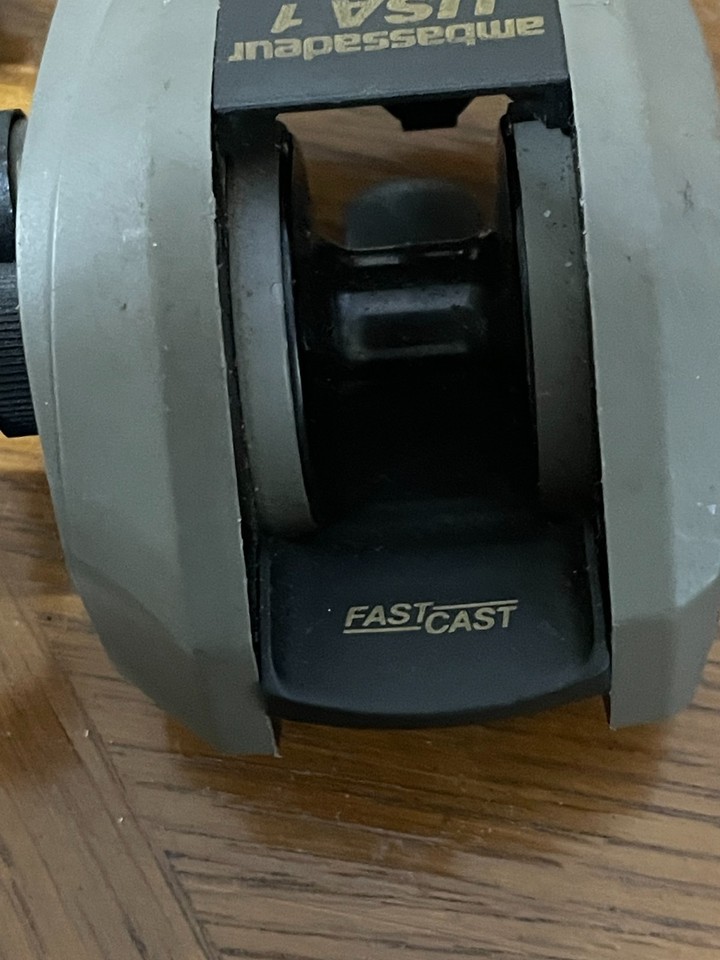 Abu Garcia Ambassadeur USA 1 Graphite Fast Cast Baitcasting Reel ...