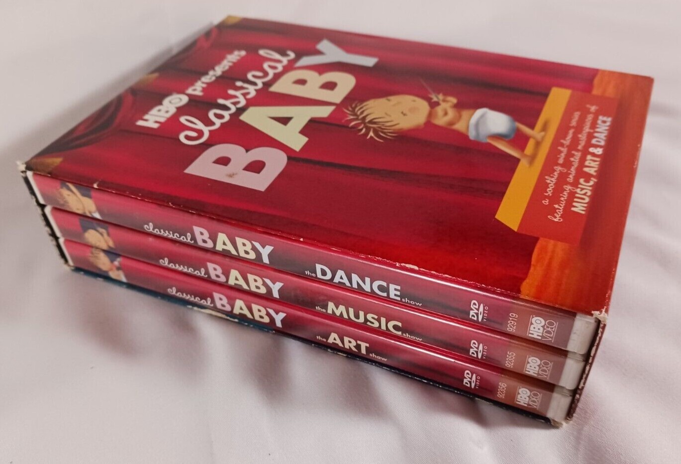 HBO's "Classical Baby" 3 DVDs. 2005. Soothing compilation of Music, Art ...